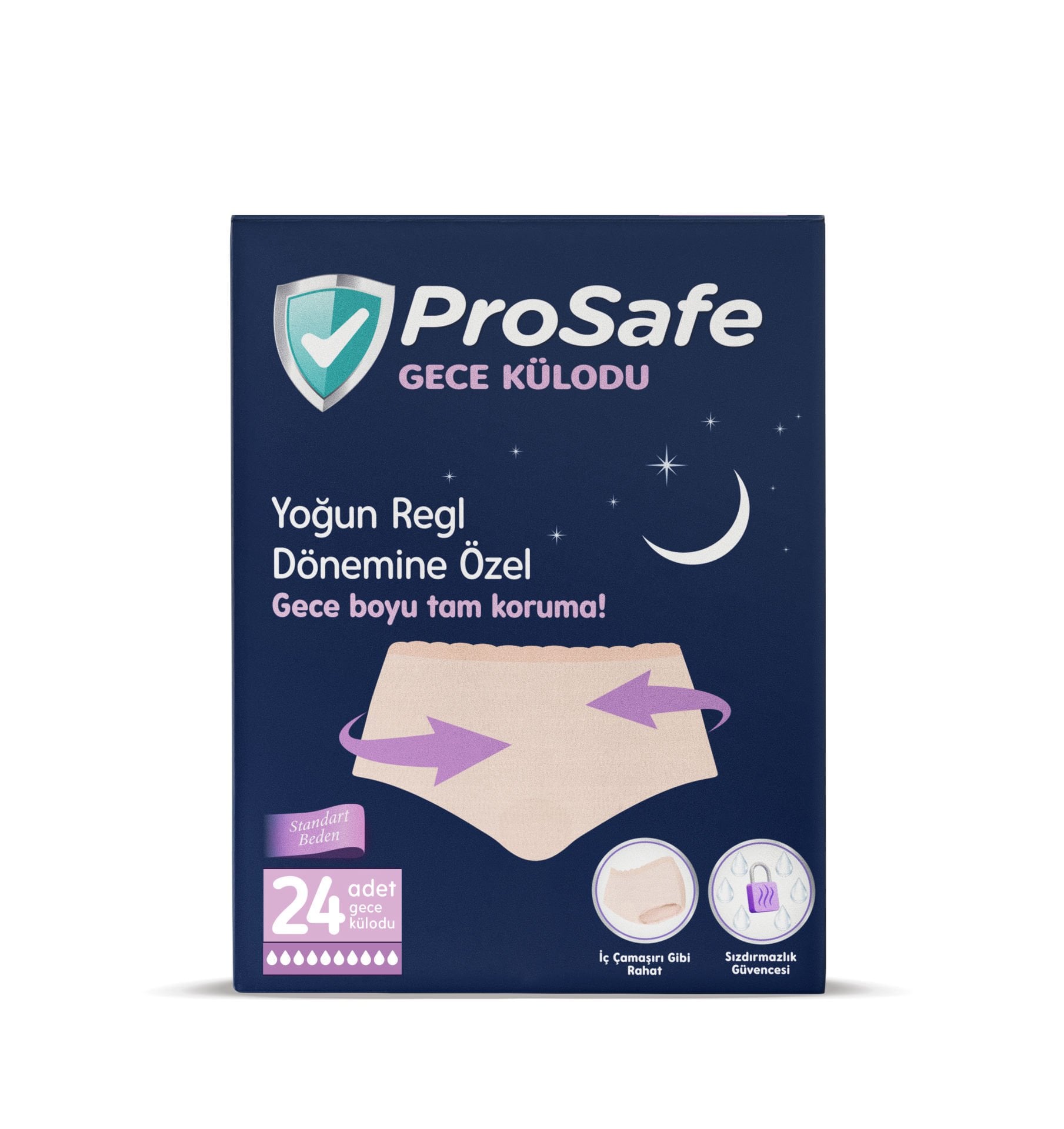 Prosafe Gece Külodu 24 Adet (2X12) | ProSafe | Emici Külot